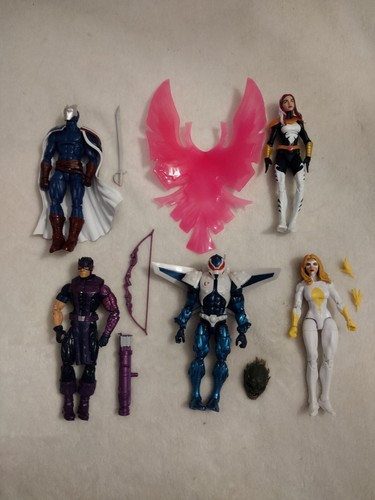 Marvel Legends Thunderbolts Lot Hawkeye Mach V Songbird Moonstone ...