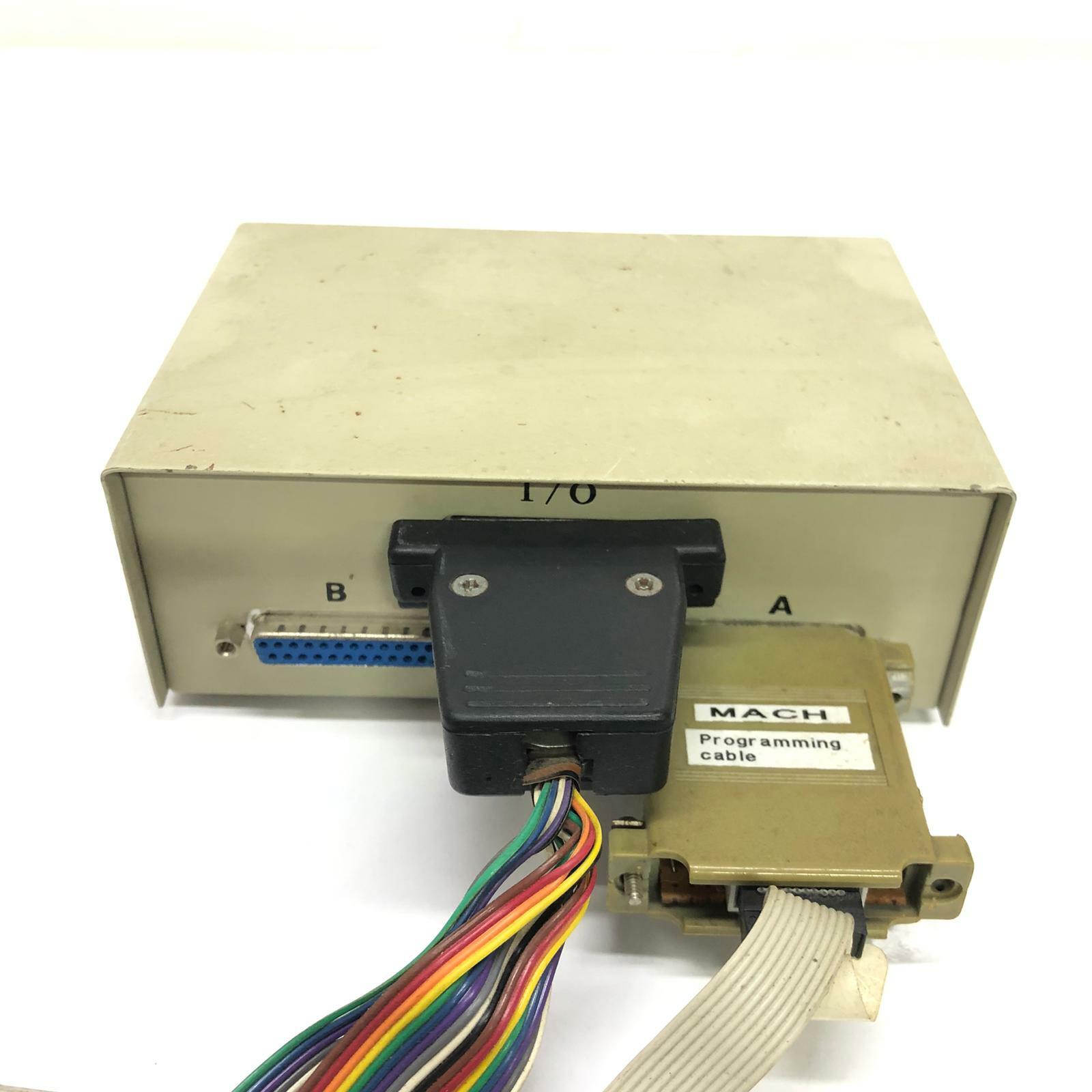 2 Way Manual Data Switch Box 15 Pin I/O AB Female Port for PC MAC MACH ...