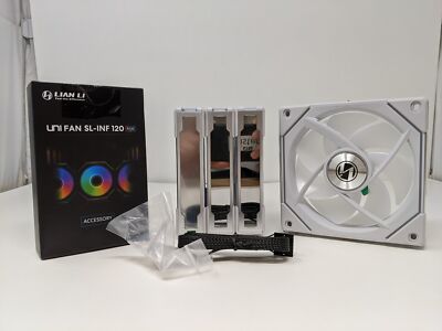 *MISSING SCREWS* Lian Li UNI Fan SL-Infinity 120 RGB Fans , 4-Pack ...