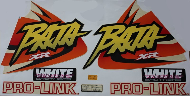 Honda XR BAJA 250 Custom made original design replica complete stickers ...