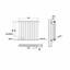 Oval Column Flat Panel Radiator Horizontal Vertical Design Central ...