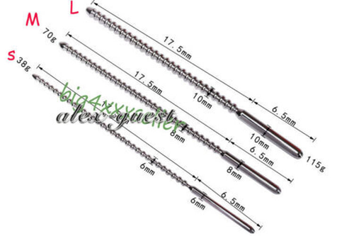 Urethral Beads Plugs Sounding Sounds Dilator Metal Stainless Steel ...