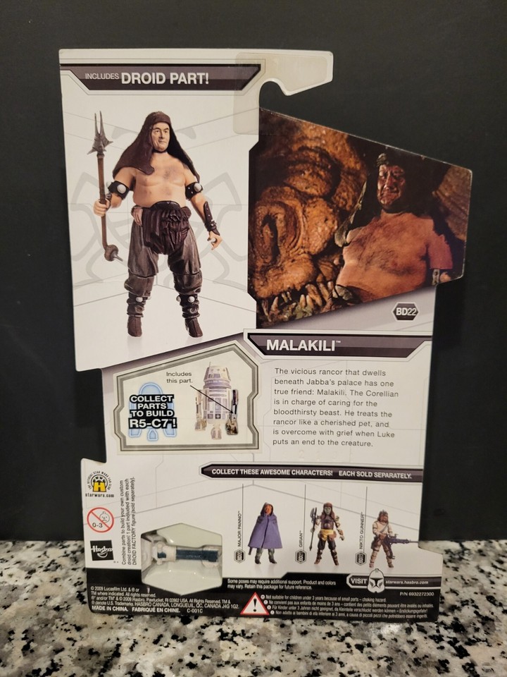 Malakili Rancor Keeper BAD 2009 BD22 STAR WARS Legacy Collection MOC ...