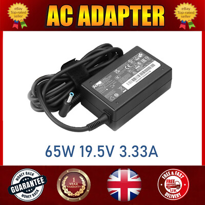 65W 19.5V 3.33A 4.5MM X 3.0MM BLUE TIP FOR AC ADAPTER FOR HP COMPAQ 246 ...