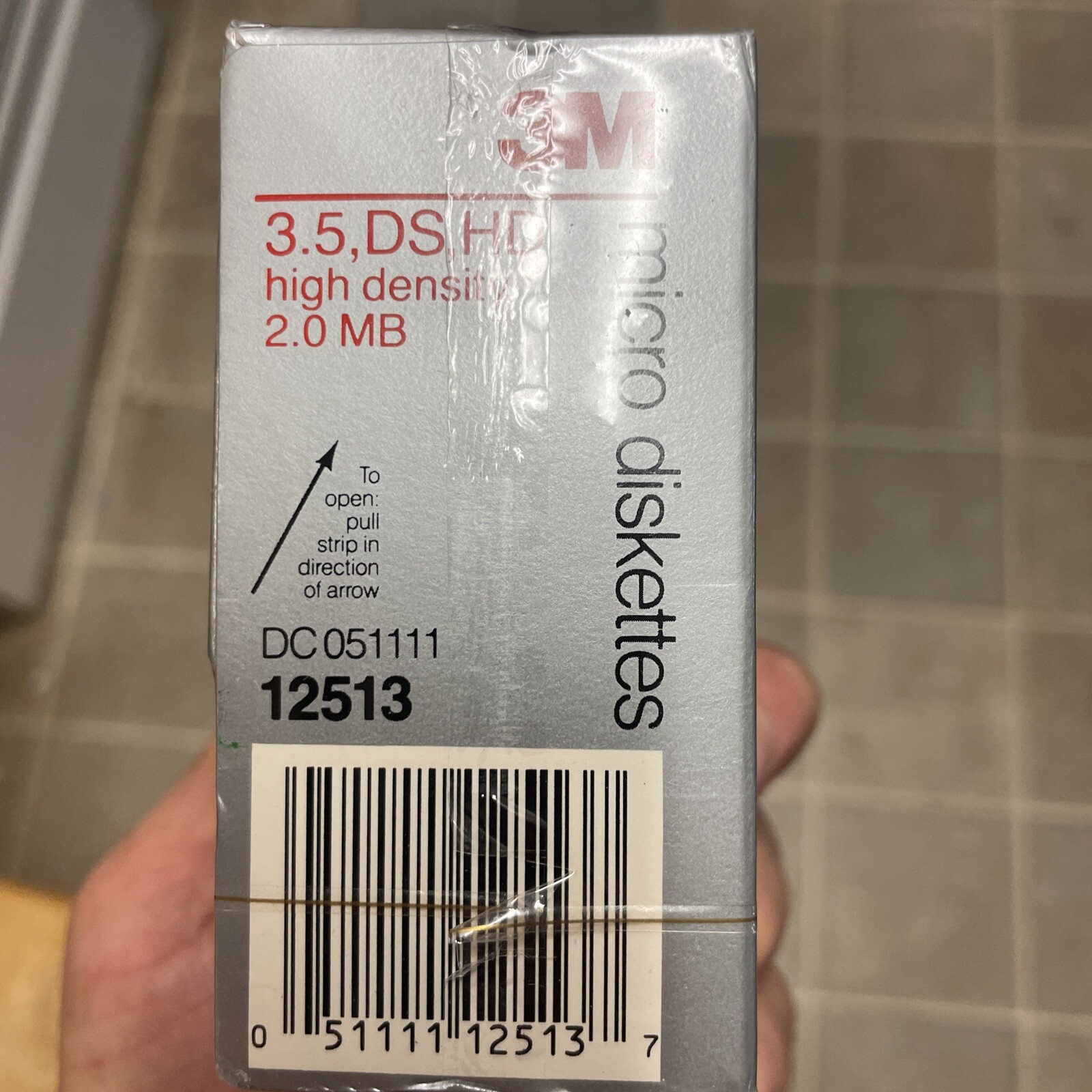 3M High Density DS HD 3.5" Diskette - Box of 10 (12513) for sale online ...