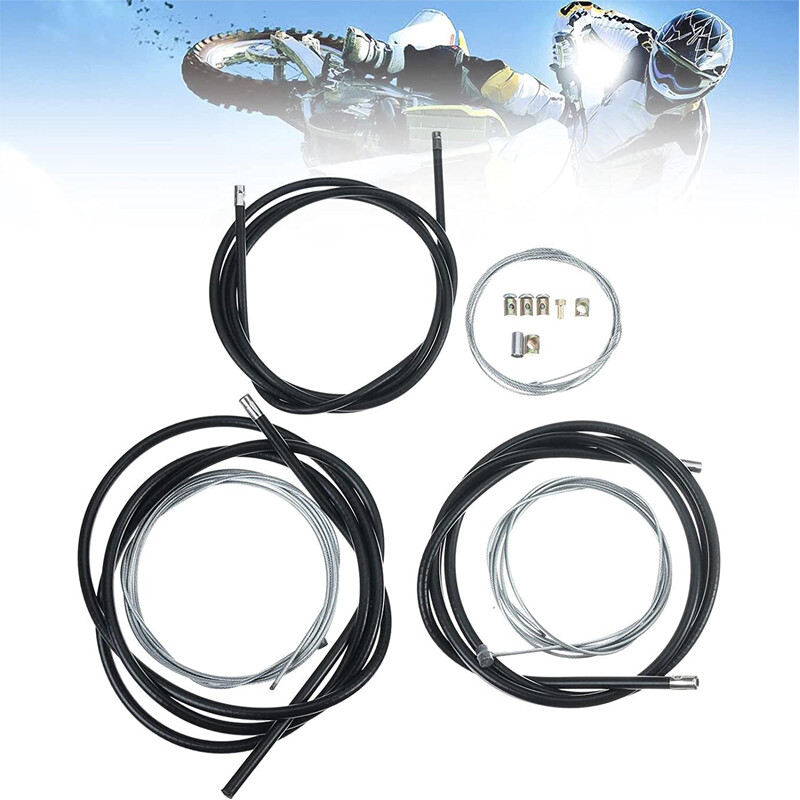 US Motorcycle Cable Clutch Cable + Brake Cable + Throttle Cable Set ...