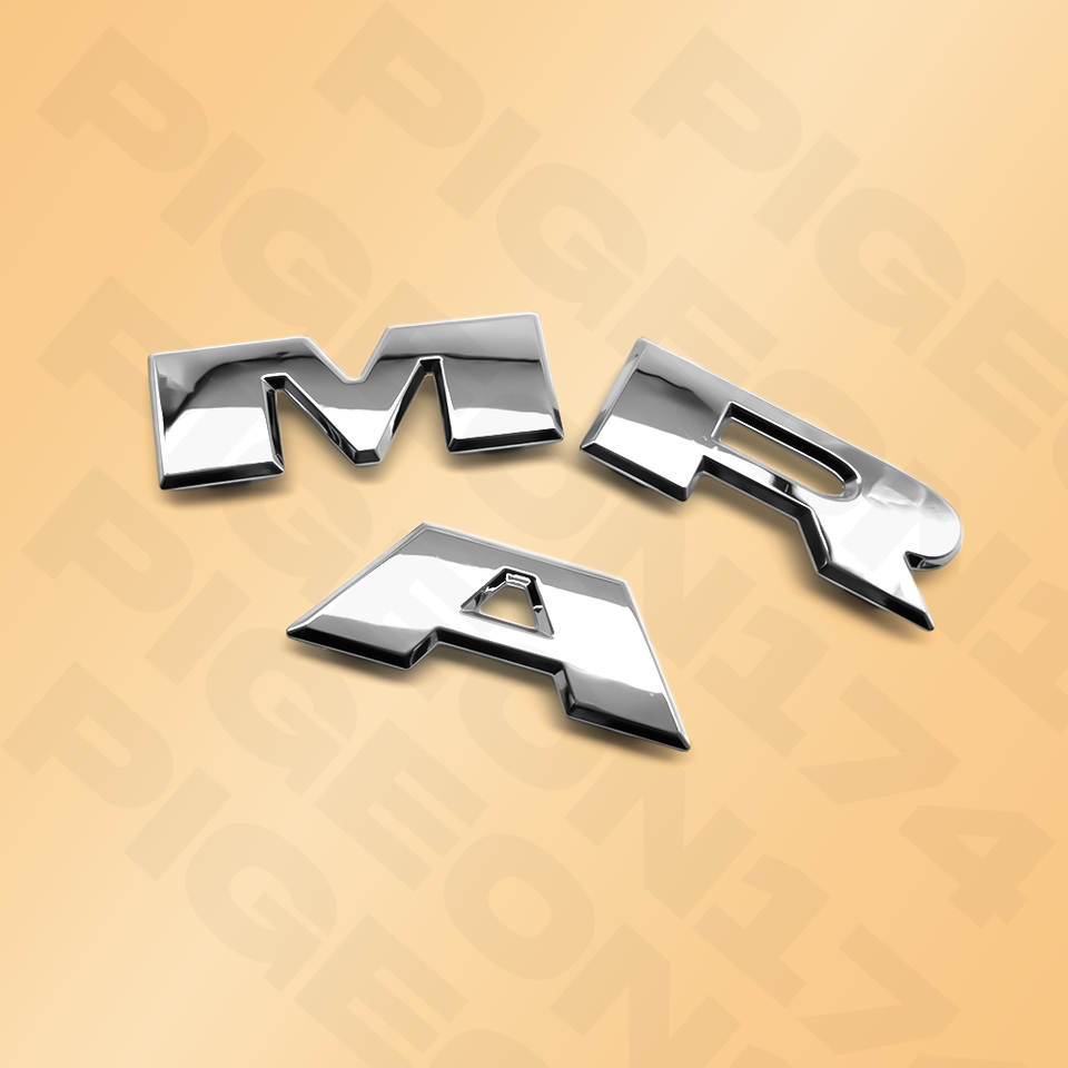For 2019-2024 RAM 1500 Silver Decal Front Grille Emblem Truck Badge ...