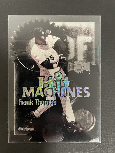2000 Skybox Metal Hit Machines Die-cut Insert Frank Thomas Card #3H ...