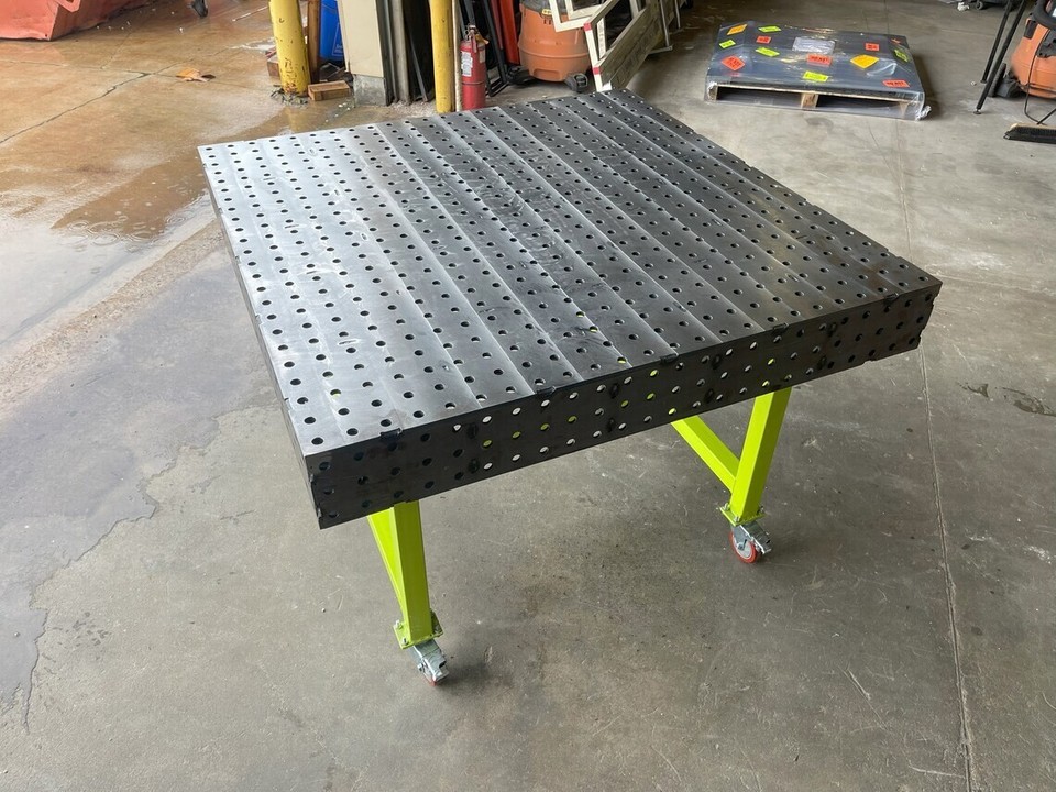 48"x96" Welding Fabrication Table 4x8ft Fully Welded Fixture Laser Cut ...