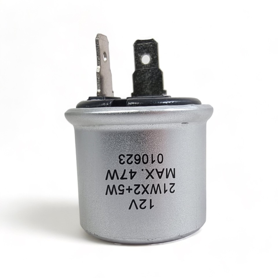 2 Pin Flasher Unit Relay Indicator 12v 21w x 2 (+5w) Max 47W Universal ...