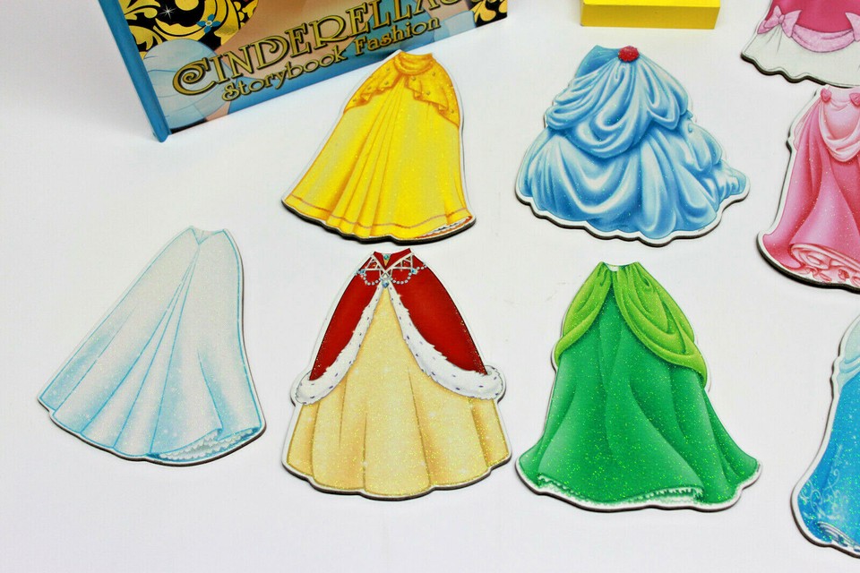 Bendon Disney Princess Cinderella Wooden Magnetic Doll Dress-Up Stand ...