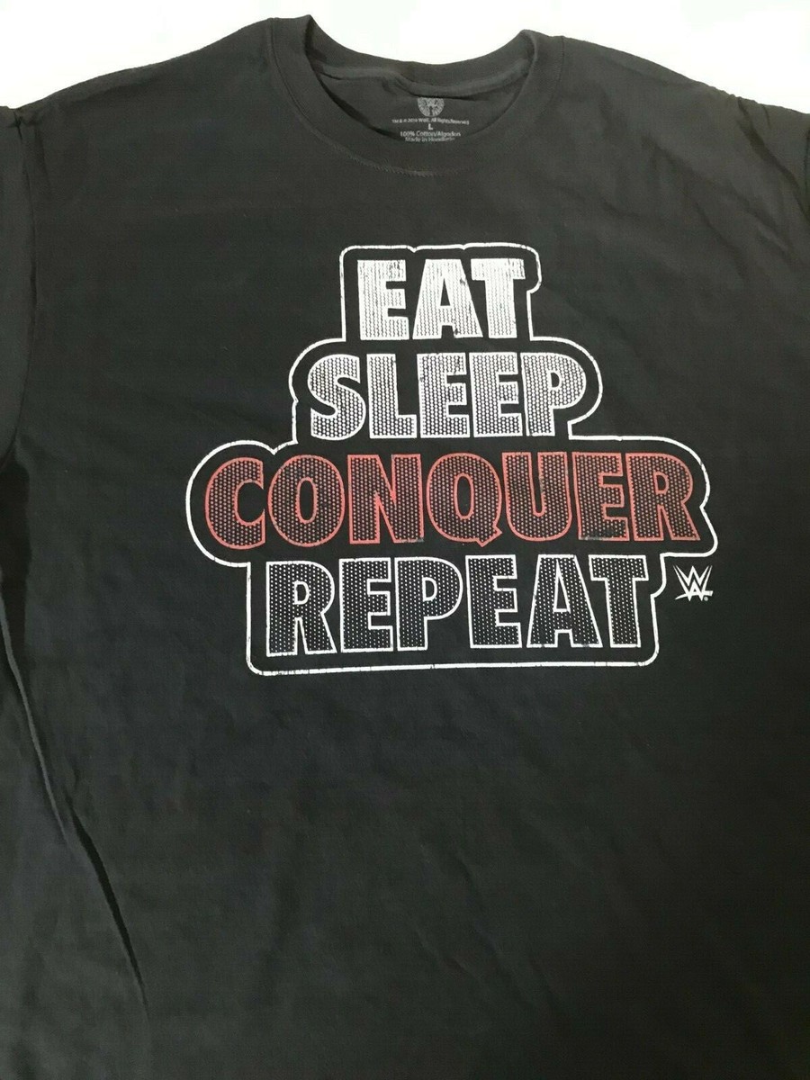 Eat Sleep Conquer Repeat Logo WWE WRESTLING Brock Lesnar. Eat Sleep