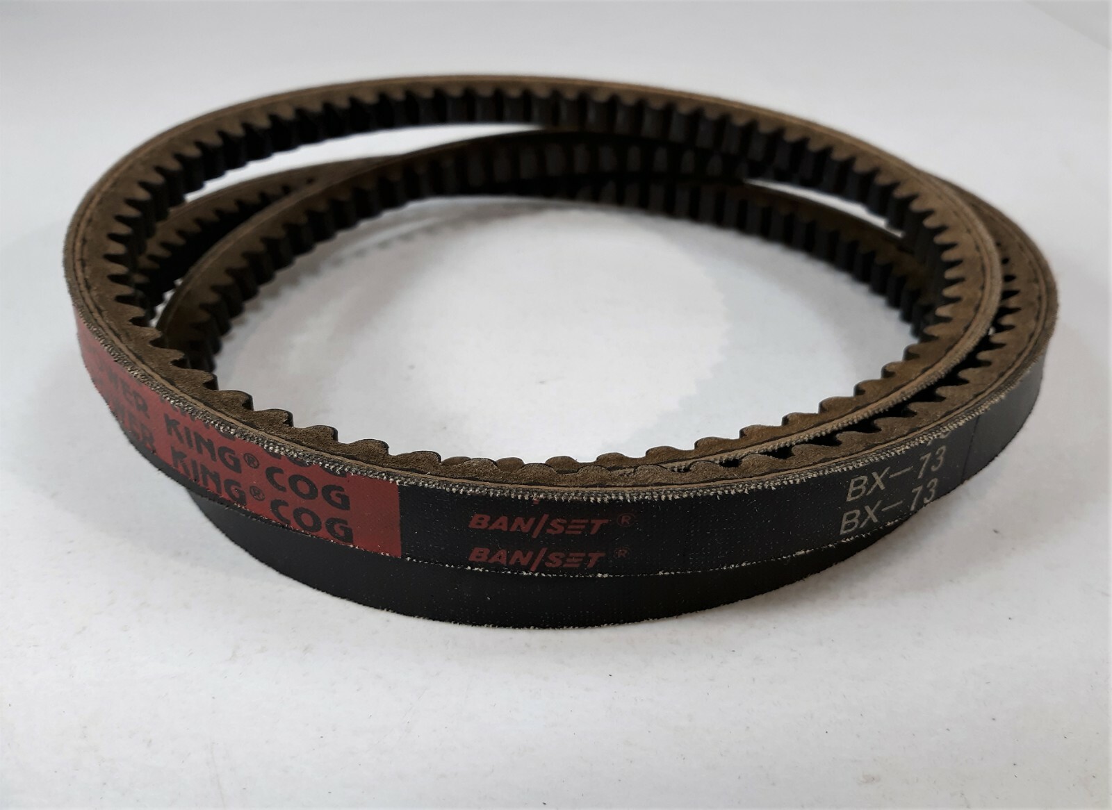 Bando Power King Cog BX Series Raw Edge Cogged V Belt, 0.66" Wide 0.41 ...