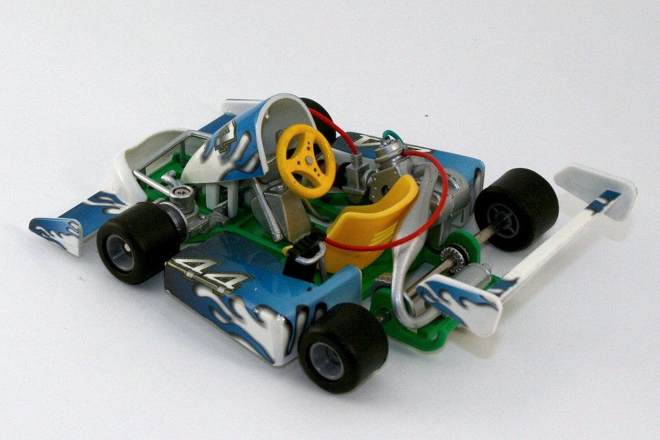 TECH-KART, Tony-Kart 44 blue go-kart X-Concepts, 1:12 scale 6", New ...