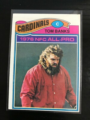 1977 Topps Cardinals Tom Banks St. Louis Center #520 Football Card | eBay