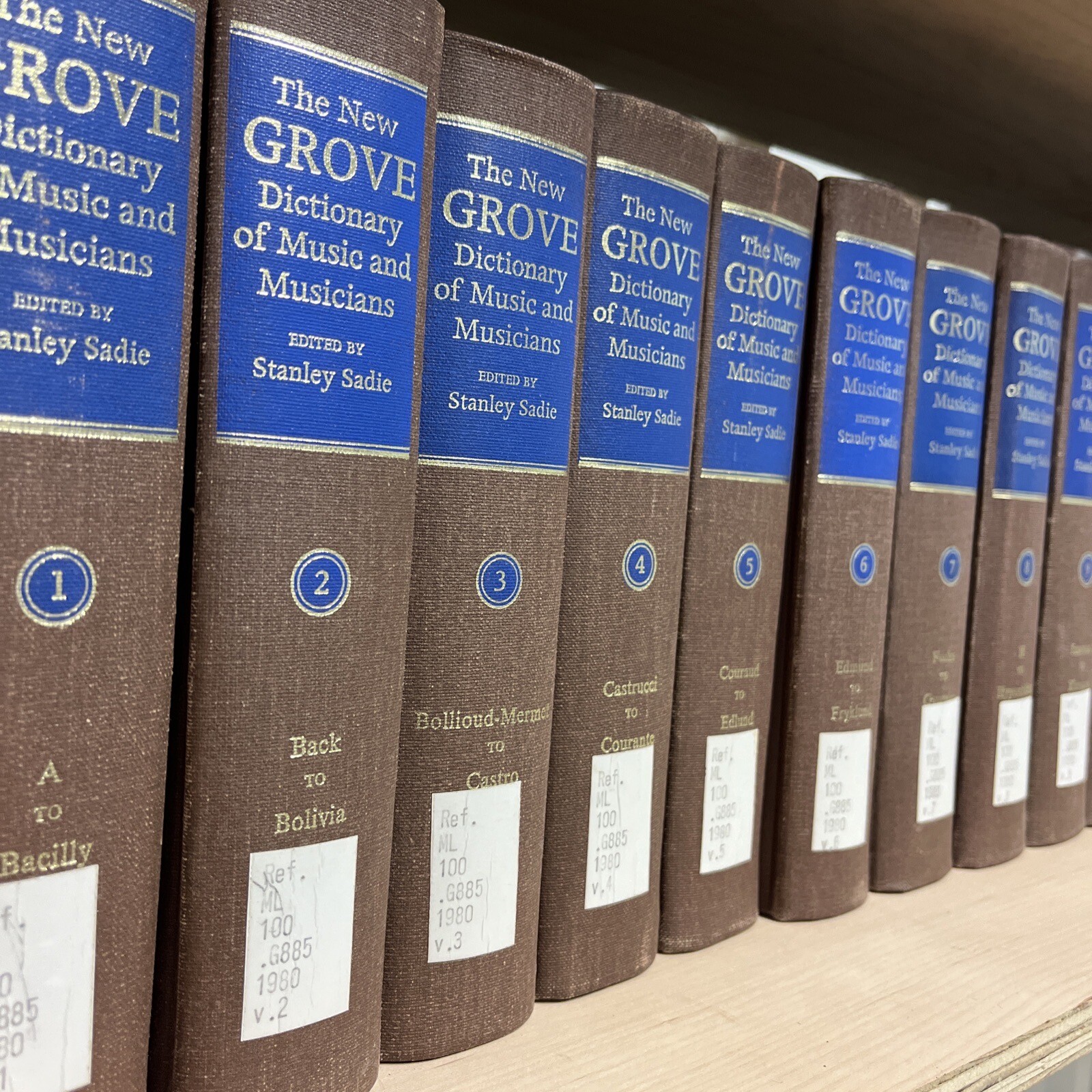 The New Grove Dictionary of Music and Musicians by Stanley Sadie, 1980 ...
