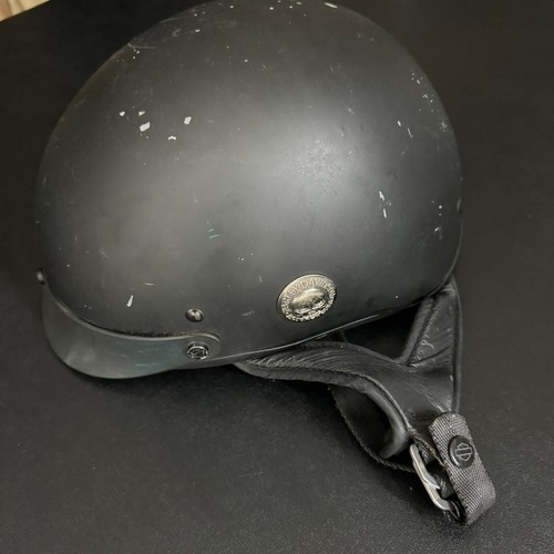 Harley Davidson Motorcycle Helmet Medium Solid Black | eBay