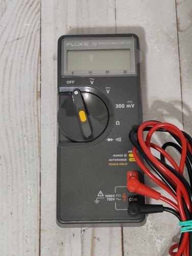 Fluke 70 Series II Multimeter with Leads Tested Working 1000V 750V ...