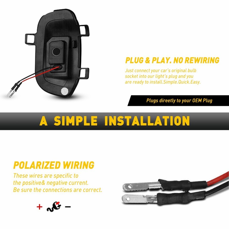 For 19-22 Chevy Sierra Silverado/GMC Side SMOKED Mirror Lights Task ...