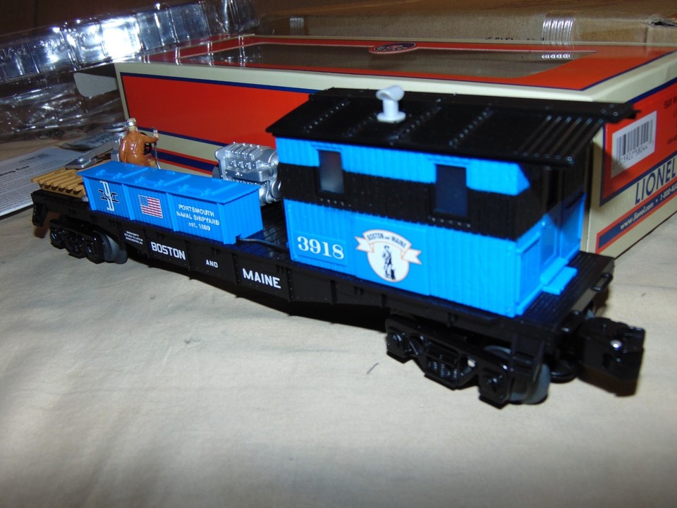 LIONEL O 58044 BOSTON & MAINE WELDING CAR + BOX | eBay