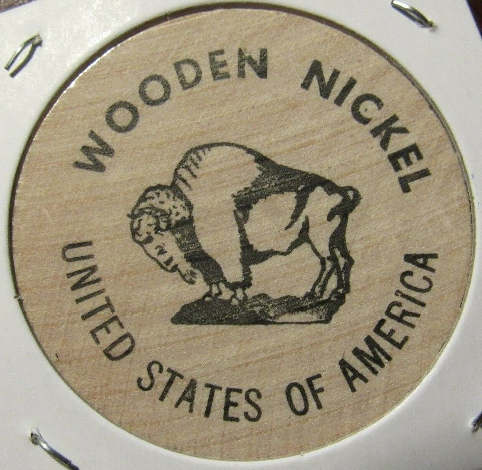 1973 Bel Mar Coin Club Bel Camp, MD Wooden Nickel - Token Maryland | eBay