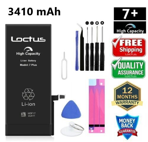 iPhone 7 Plus 3410mAh High Capacity Replacement Battery A1661 A1784 ...