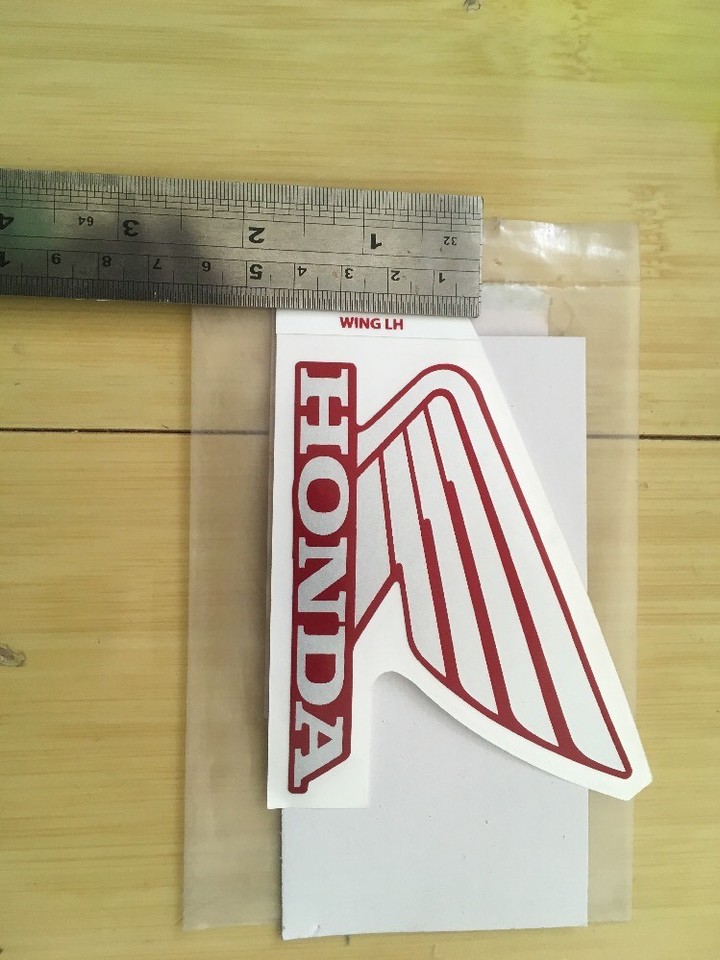 HONDA WING MARK EMBLEM,STICKERS,DECALS,BADGE,GAS/FUEL TANK, SIDE COVERS ...