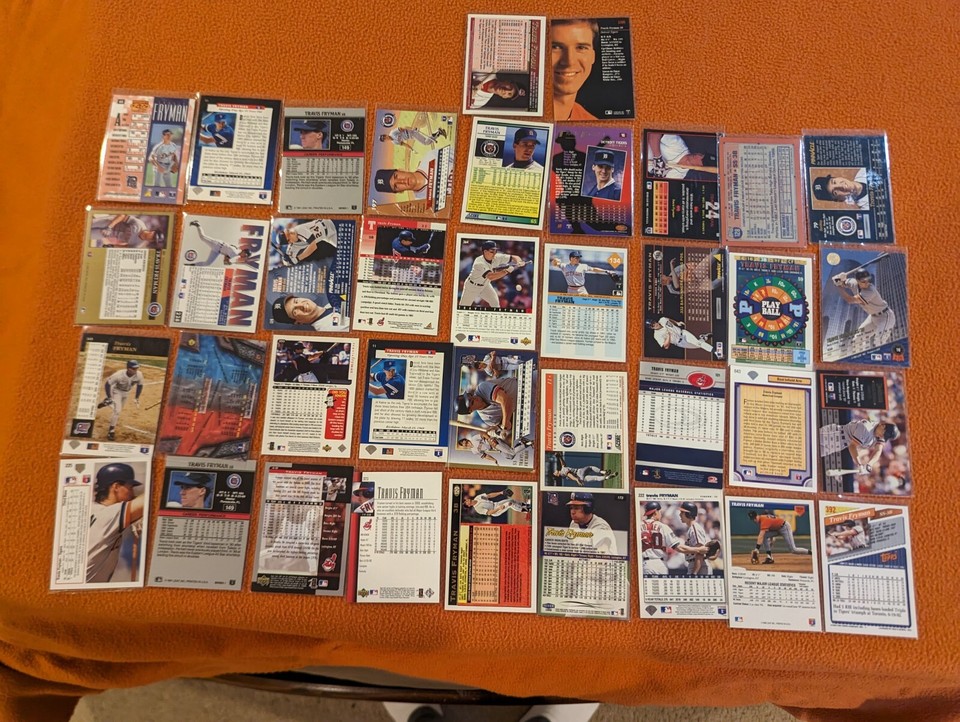 38 Travis Fryman Assorted Baseball Cards (Rookie Included) | eBay