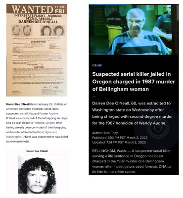 FBI WANTED POSTER. Darren Dee O'Neall, Serial Killer | eBay