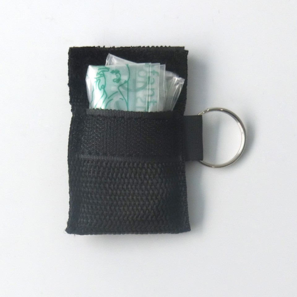 First aid resuscitation CPR Life Key Barrier Face shields Keyring Mouth ...