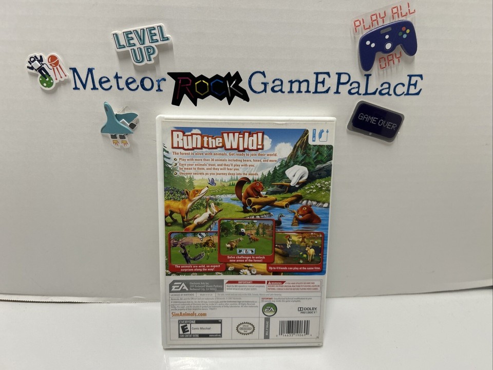 SimAnimals Sim Animals ( Nintendo Wii 2009 ) Complete Clean Disc ...
