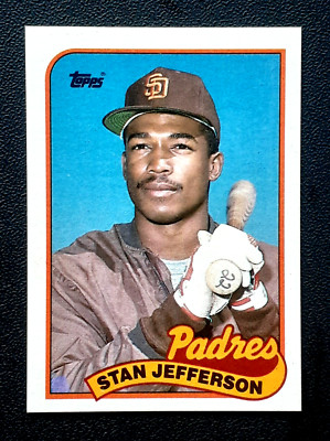 STAN JEFFERSON / VIOLET TRIANGLE ON BOTTOM LEFT 1989 TOPPS 89 NO 689 ...