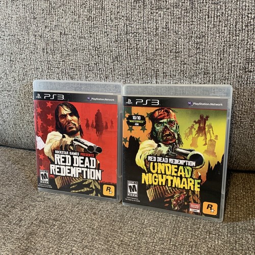 Red Dead Redemption (Sony PlayStation 3 2010) & Undead Nightmare Lot Of ...