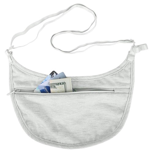 Travelon Women Travel Under Clothe Hidden Security Money Bra Pouch ...