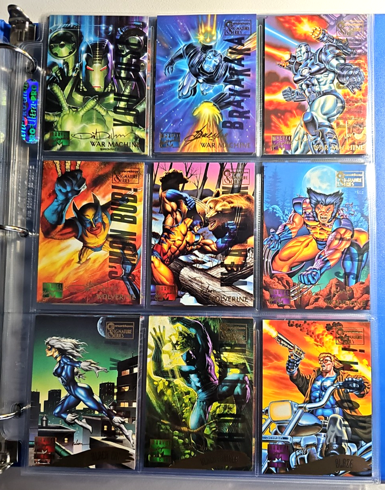 1995 MARVEL MASTERPIECES COMPLETE Emotion CARD SET 1-150 | eBay