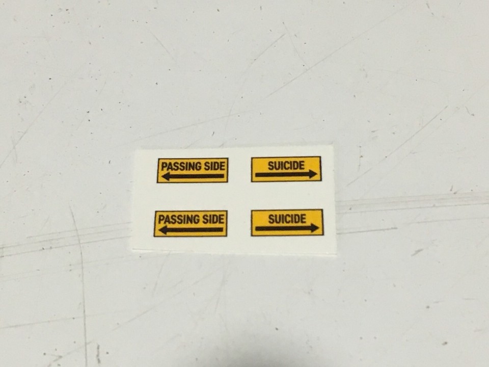 Custom DCP 1:64 Scale Waterslide Trailer Decals - Passing Side/Suicide ...