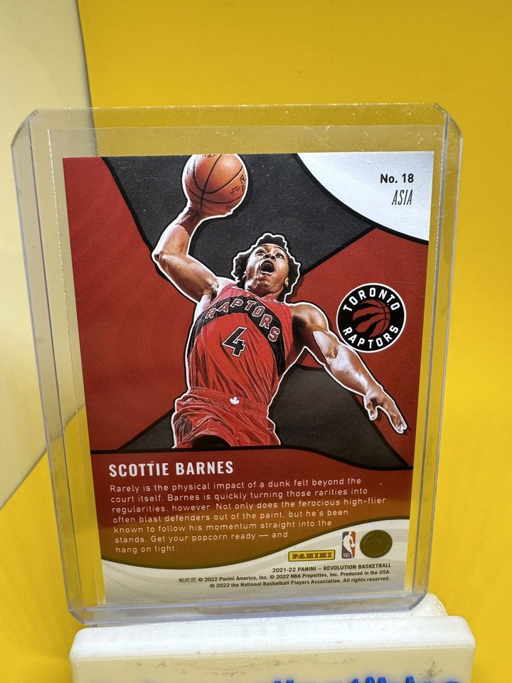 Scottie Barnes FIREWORKS PRIZM ROOKIE CARD ASIA SP 2021 Revolution *SSP ...
