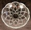 NEW 4" Pressed Glass Round Lamp Prism Chandelier Bobeche w/ NO Brass ...