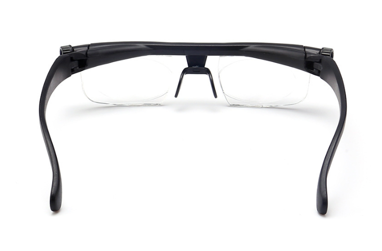 Dial Adjustable Glasses Variable Focus For Reading Distance Vision ...