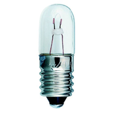 Small 6.3V 0.28W 44MA E10 Light Bulb 10X28mm (Pack of 5) | eBay