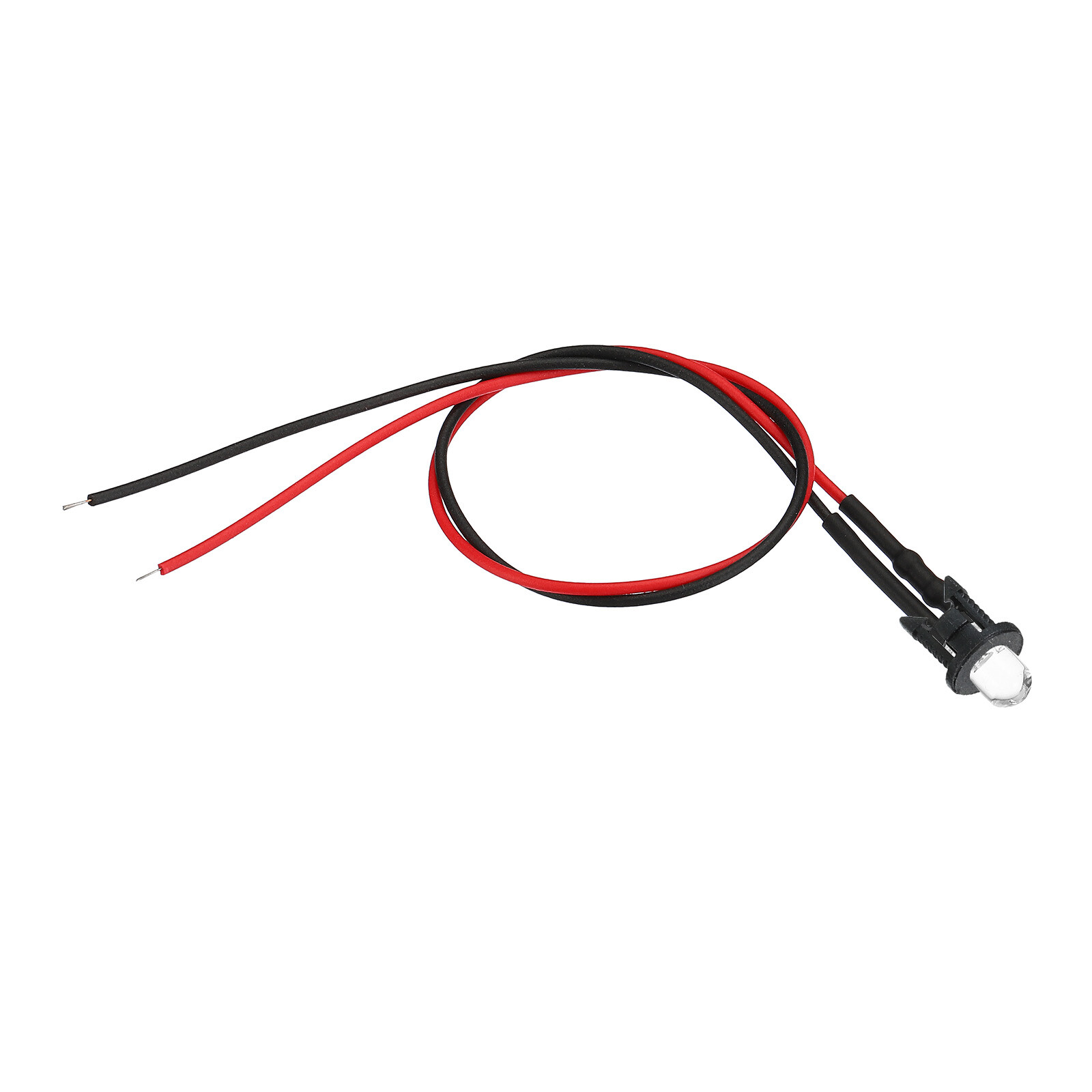 50pcs 5mm Light Emitting Diode Holder Clip Bulb Socket Panel LED ...