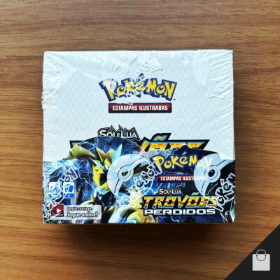 Pokemon Sun & Moon Lost Thunder Booster Box Factory Sealed Brazilian ...