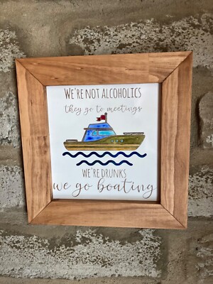 Funny Boating wooden sign | eBay Australia