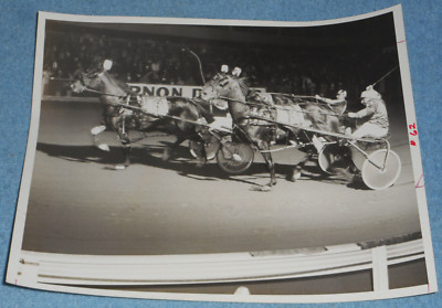Harness Racing Press Photo Horse "Tar Hal" Leroy Copeland Vernon Downs ...
