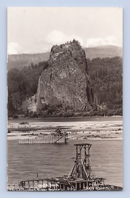 Castle Rock Oregon U.S. Columbia River Highway Cross & Dimmitt RPPC ...