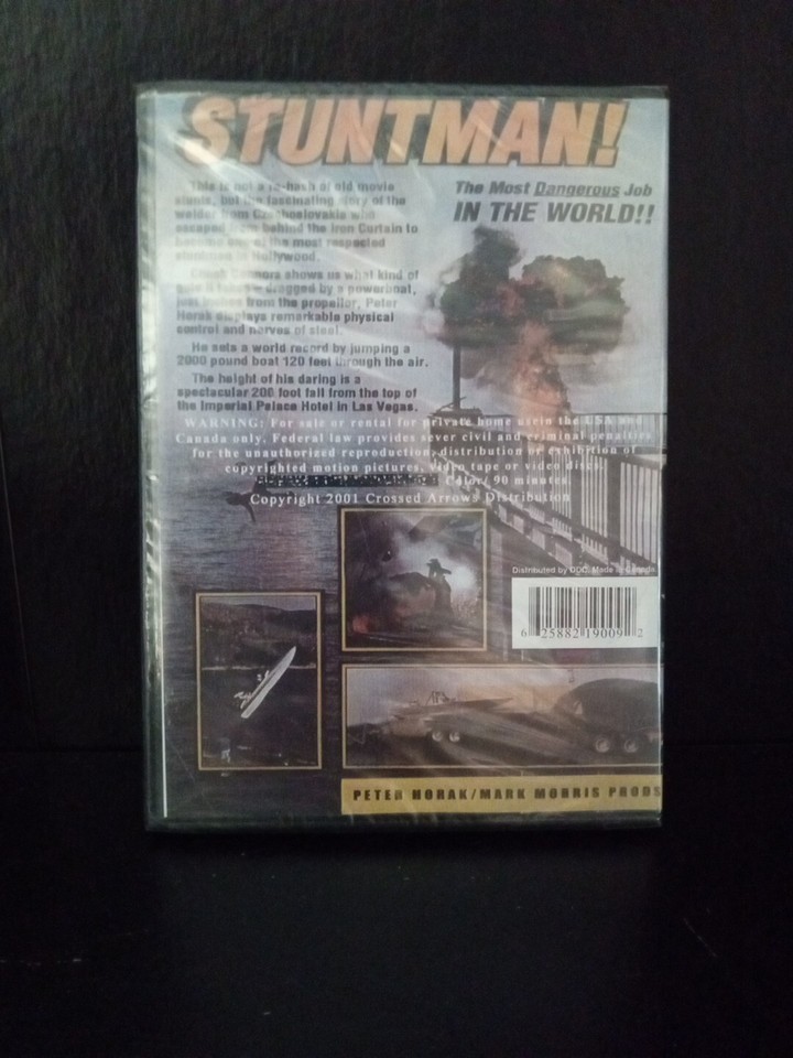 NEW Stuntman DVD MOVIE Peter Horak Chuck Connors STUNT MAN Chuck ...