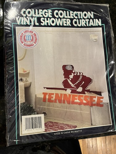 Tennessee Vols Logo Clear Vinyl Shower Curtain 70x72 Rings UT ...