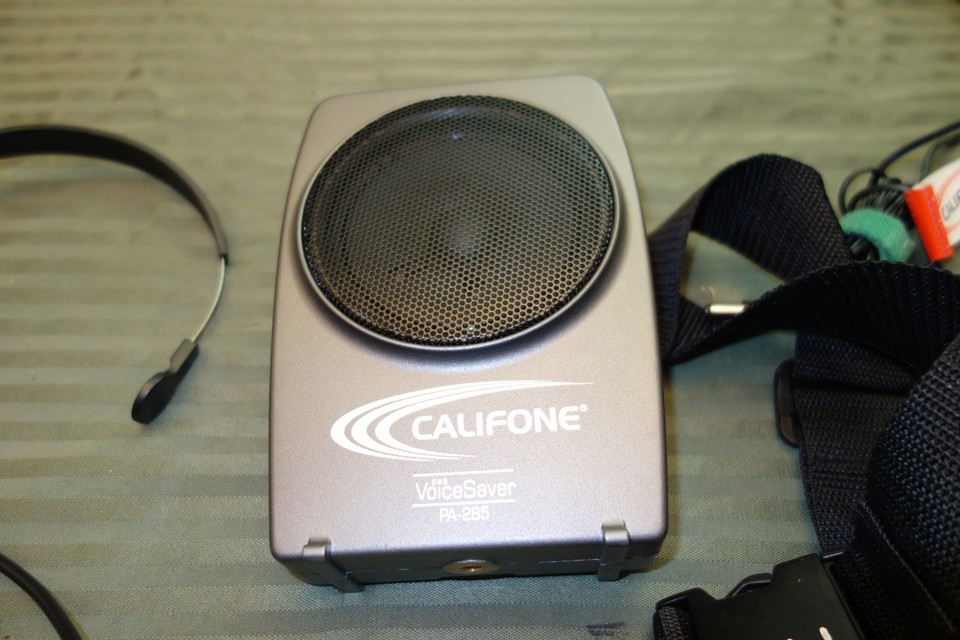 Califone PA-285 VoiceSaver Voice Saver Personal PA - 5 Watts Speaker ...