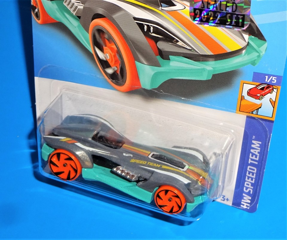 Hot Wheels Factory Set New For 2022 HW Speed Team Series Roadster Bite ...