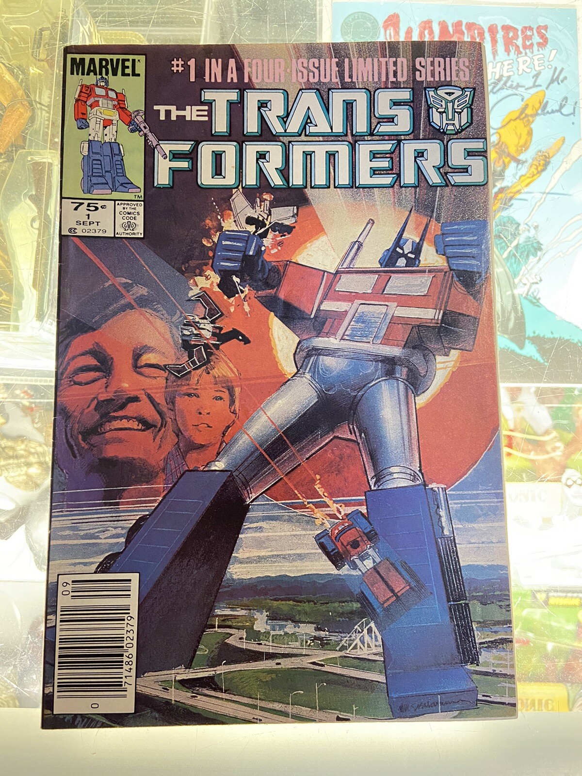 Transformers 1 Comic 1984 Newsstand 1st Appearance of Decepticons ...